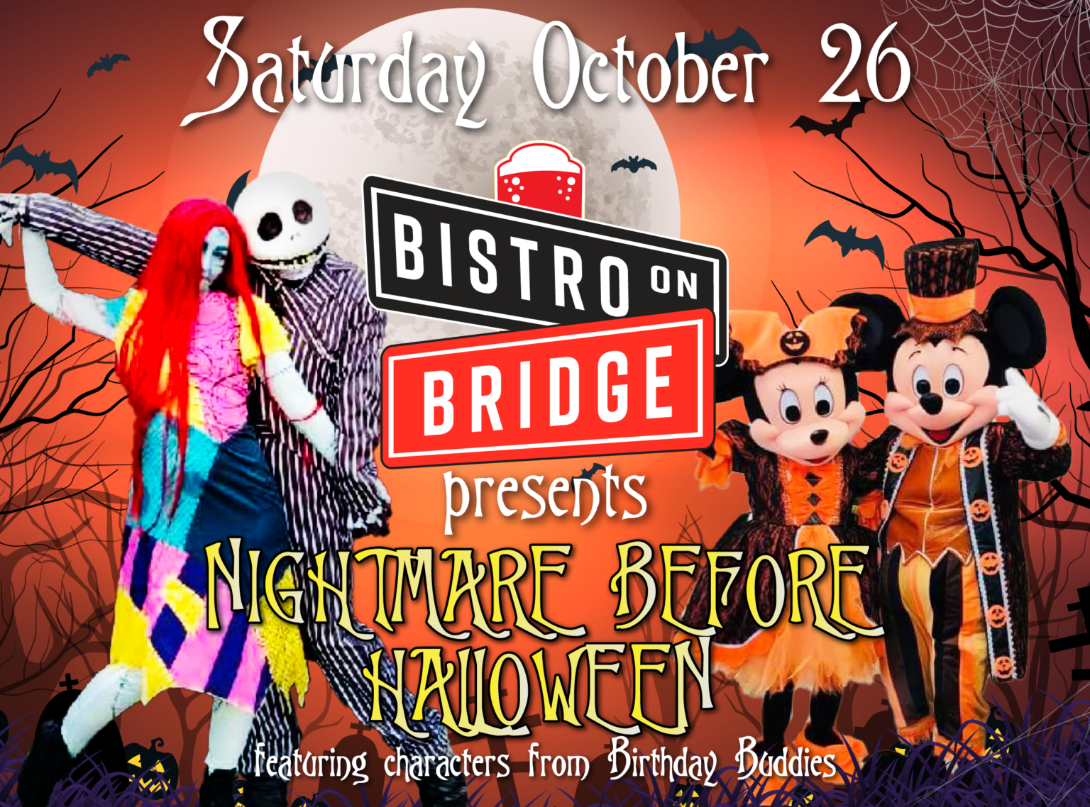 Nightmare Before Halloween | Bistro on Bridge | Restaurant & Beer Garden